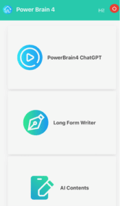 AI Chat & Chat AI App for iOS & Android Powered by Chat GPT - PowerBrain AI Assistant Powered by ...