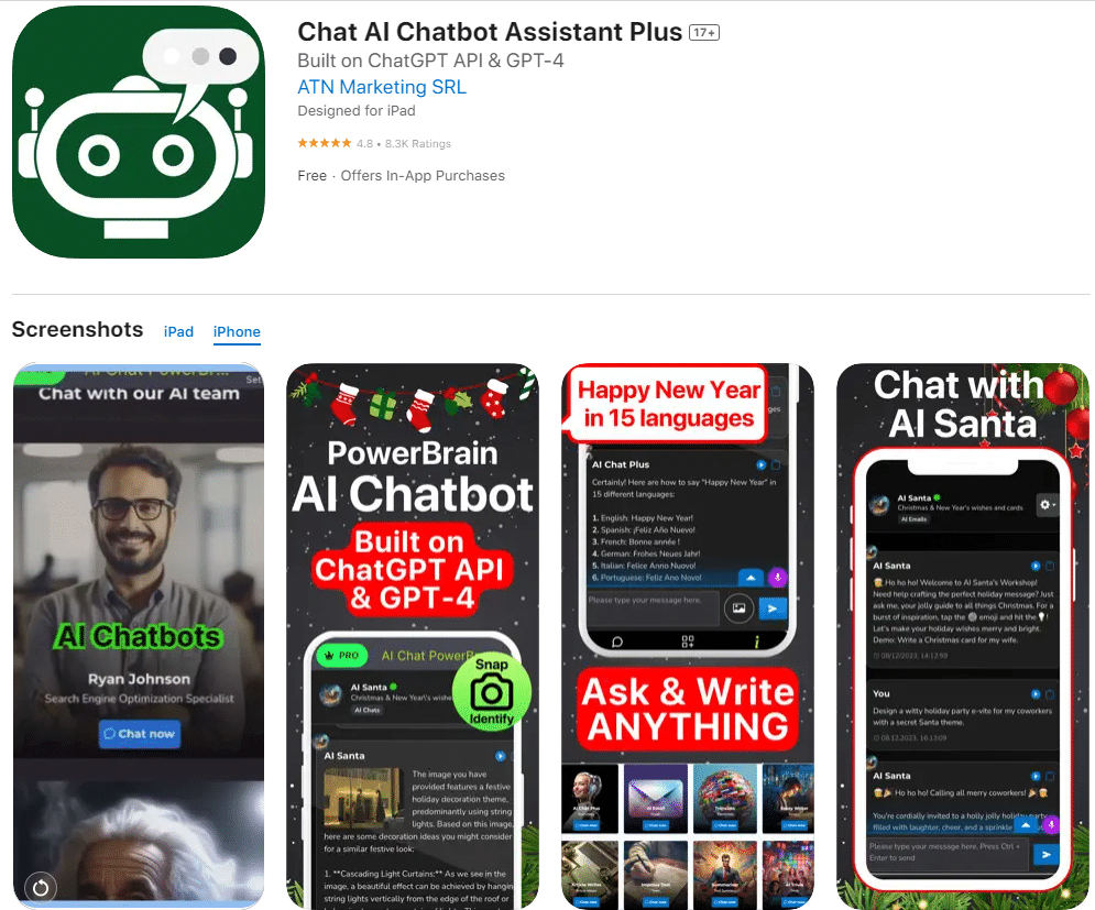 Ai Chat And Chat Ai App For Ios And Android Powered By Chat Gpt Powerbrain Ai Assistant Powered By