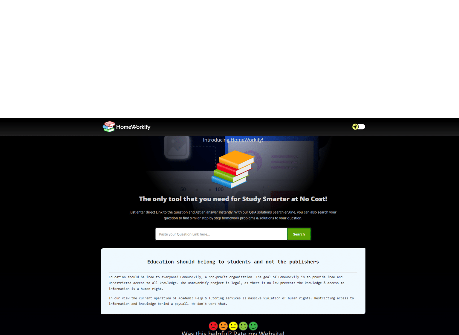 HomeWorkify: Free AI Tool for Homework Help - PowerBrain Ask AI Chat ...